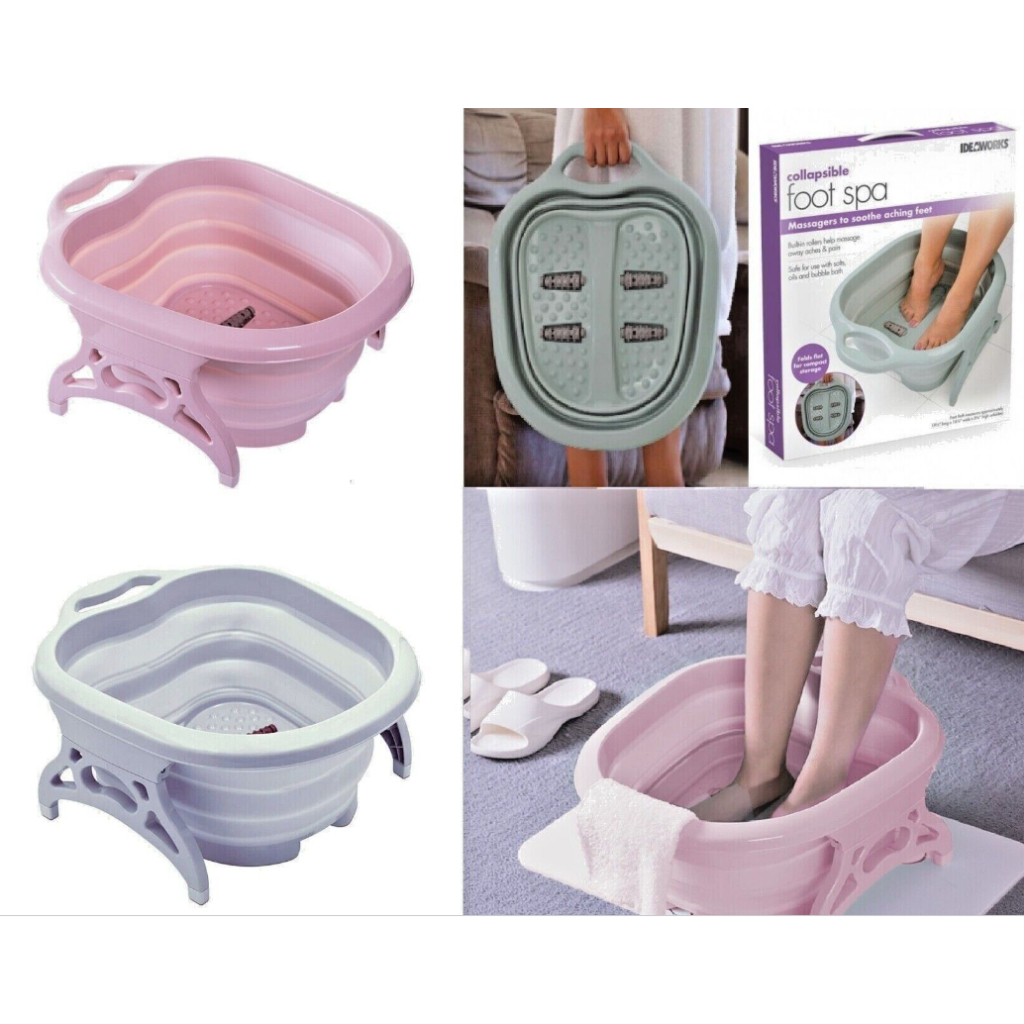 New foot massage roller folding foot bath portable foot bath bucket ...