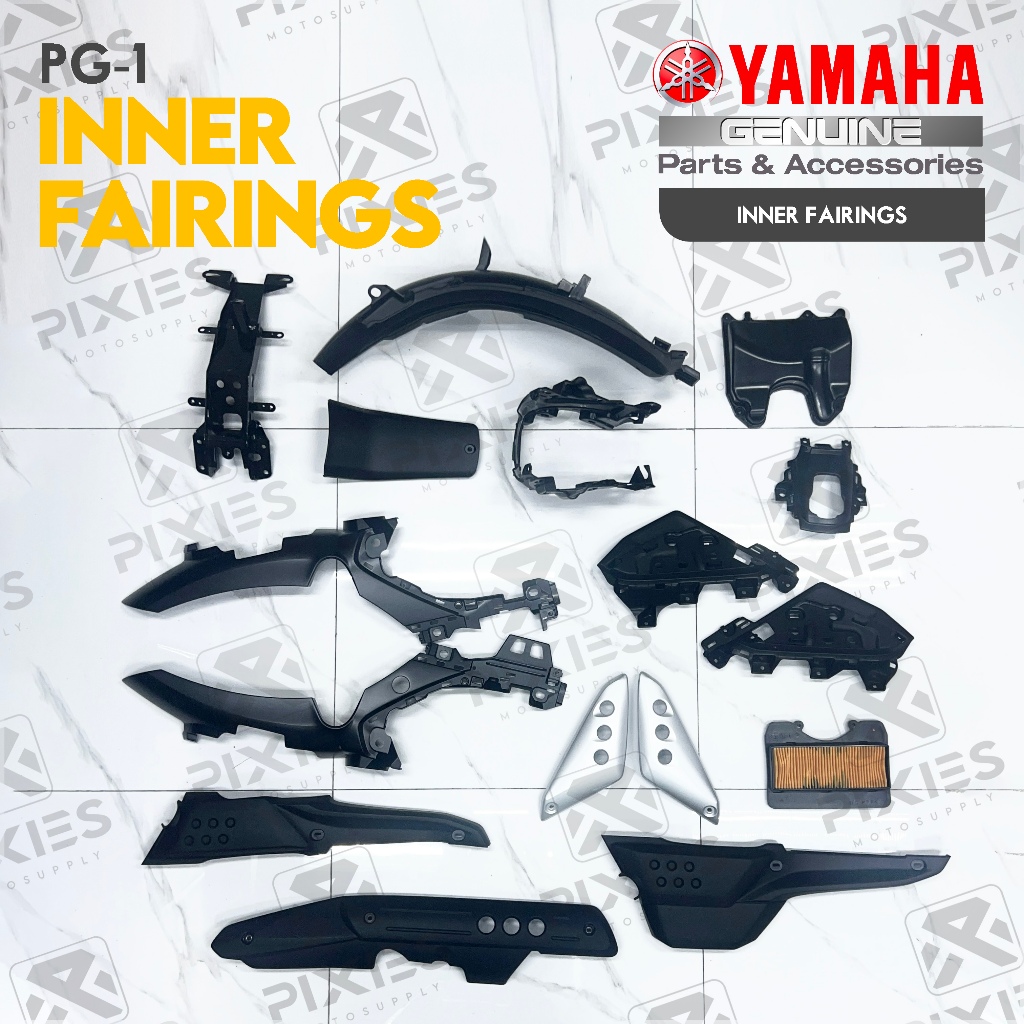 Yamaha PG-1 Genuine Inner Fairings Panel Footboard Rear Fender ...