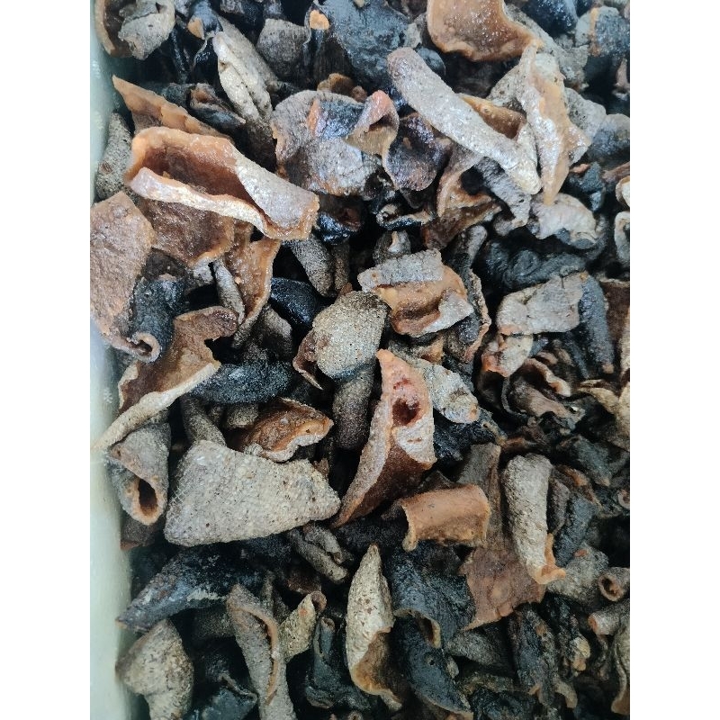 1kl Dried Tuna Skin Chicharon w/free 500ml special spicy suka | Shopee ...