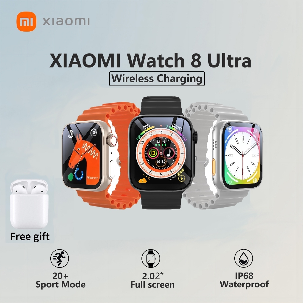 Xiaomi SmartWatch 8 Ultra 2 In 1 Bluetooth Earphone Calling Fitness ...