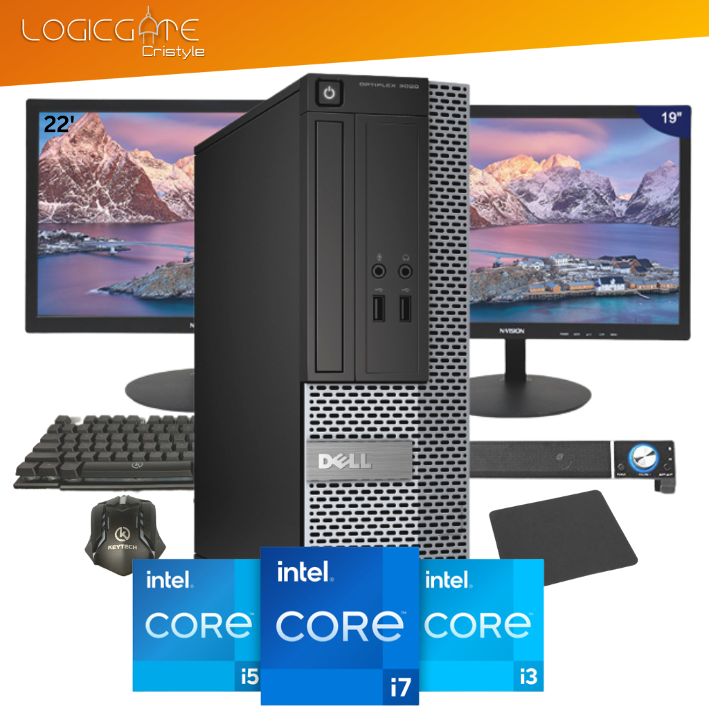 DELL OPTIPLEX 3020 i3/i5 4th Gen 4GB-8GB/500GB / 17-19 Inches Monitor ...