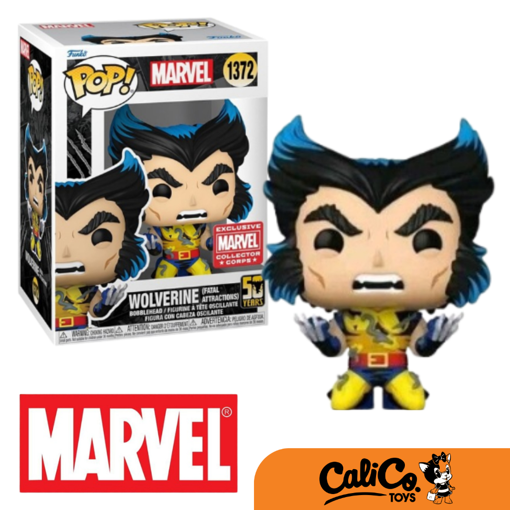 Funko POP! Marvel: Wolverine 50th - Wolverine Fatal Attractions (Marvel ...
