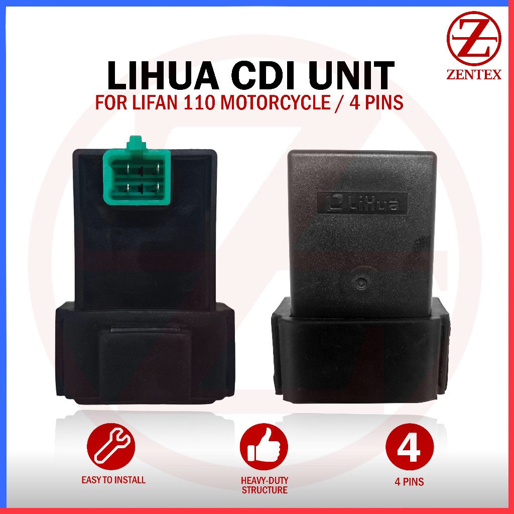 LIHUA CDI UNIT LIFAN 110 4 PINS | Shopee Philippines