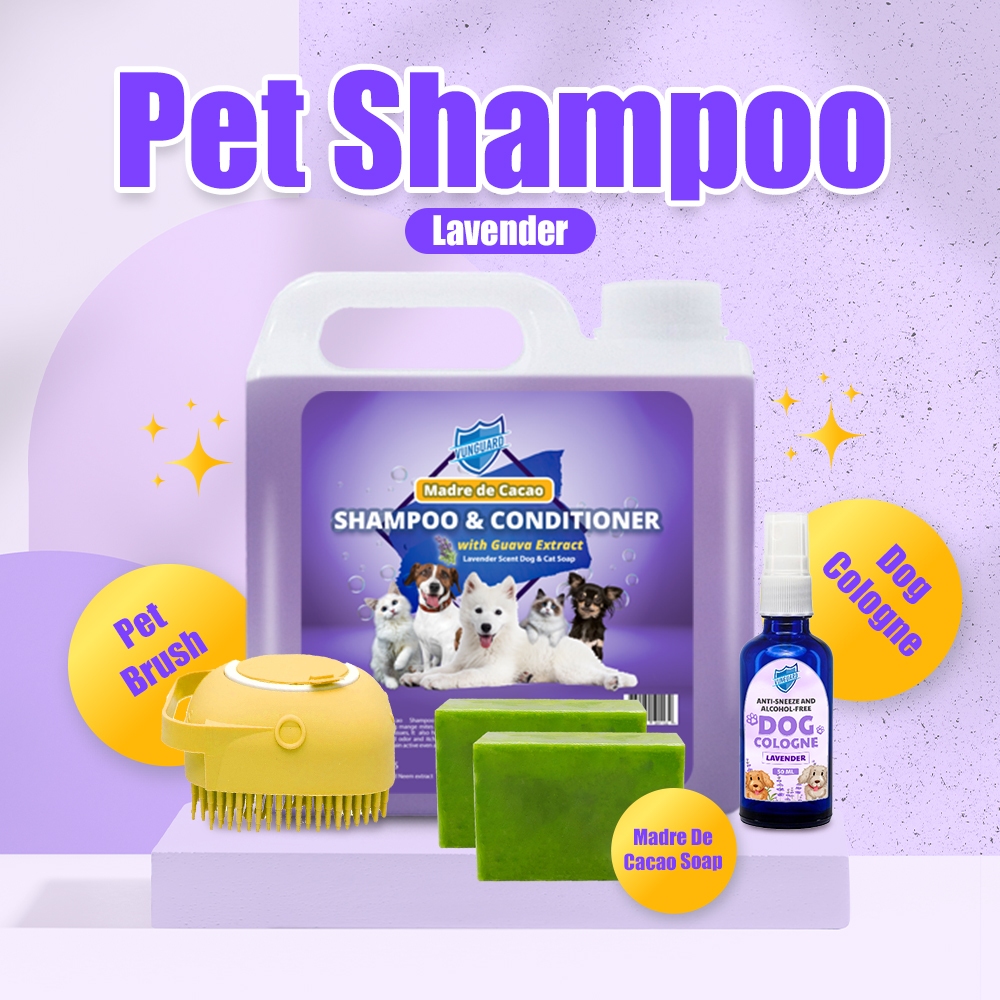 Madre De Cacao Pet Shampoo And Conditioner Lavender Scent - with ...