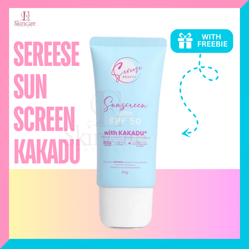 Sereese Beauty Kakadu Sunscreen with SPF50 50g | Shopee Philippines