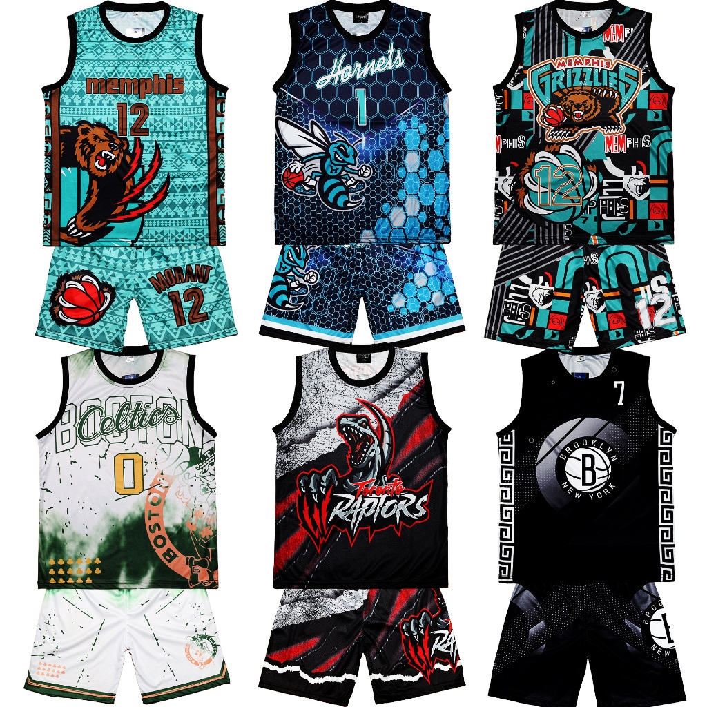 Kids Terno NBA Basketball Jersey Shorts for Kids Boy Full Sublimation ...