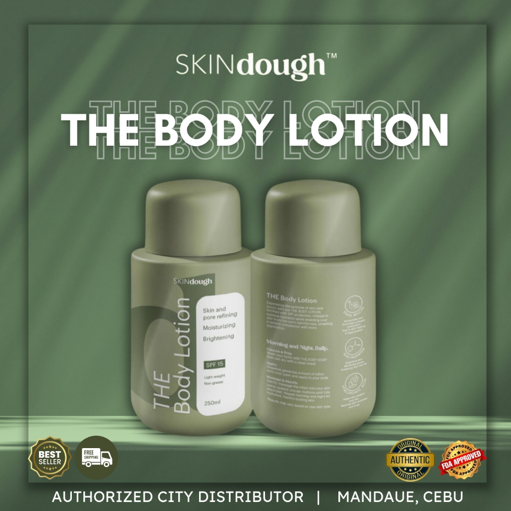 SKINdough BODY LOTION (Snail Mucin + Niacinamide + Hyaluronic Acid ...