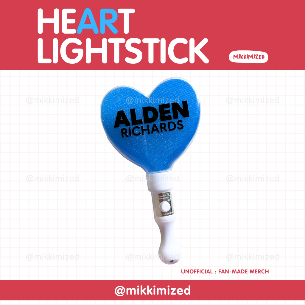 LIGHTSTICK Alden Richards Fan Merch | mikkimized | Shopee Philippines