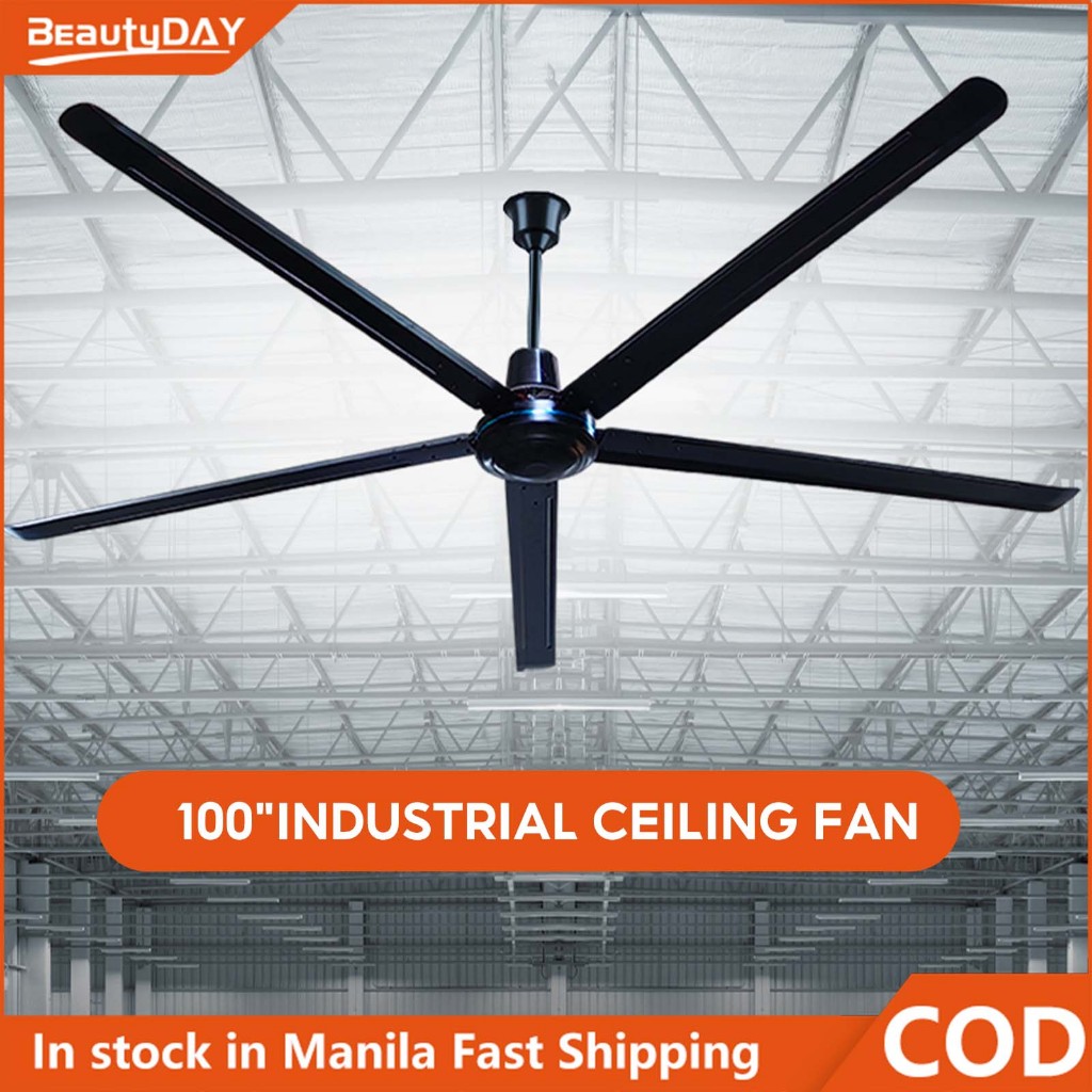 100 Inch Industrial Ceiling Fan Heavy Duty 2.5m Super Windy And Factory ...