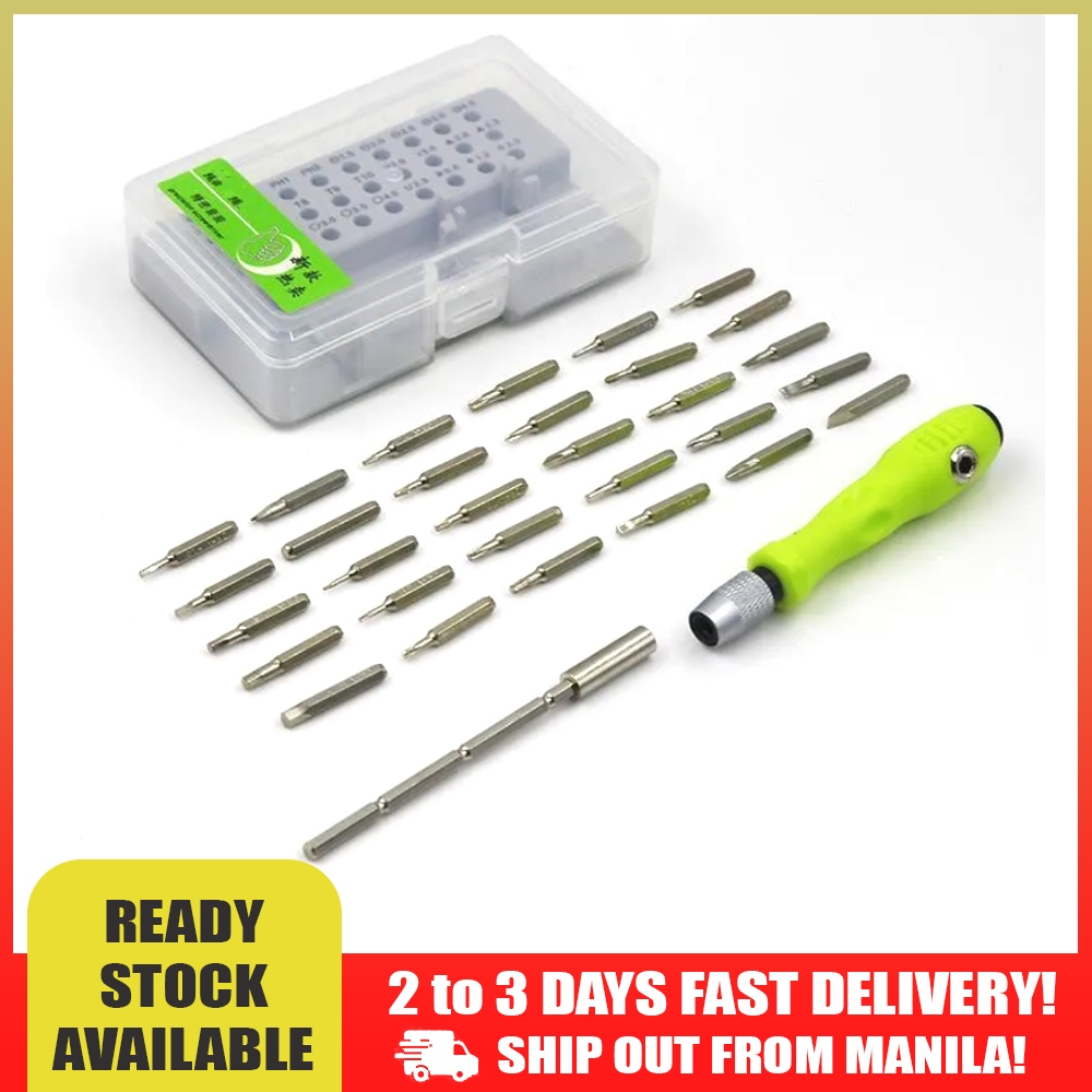32 in 1 screwdriver set precision interchangeable mini electronic ...
