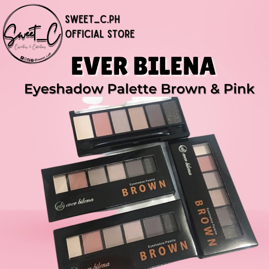EB Ever Bilena Eyeshadow Palette // Ever Bilena Pink & Brown eyeshadow ...