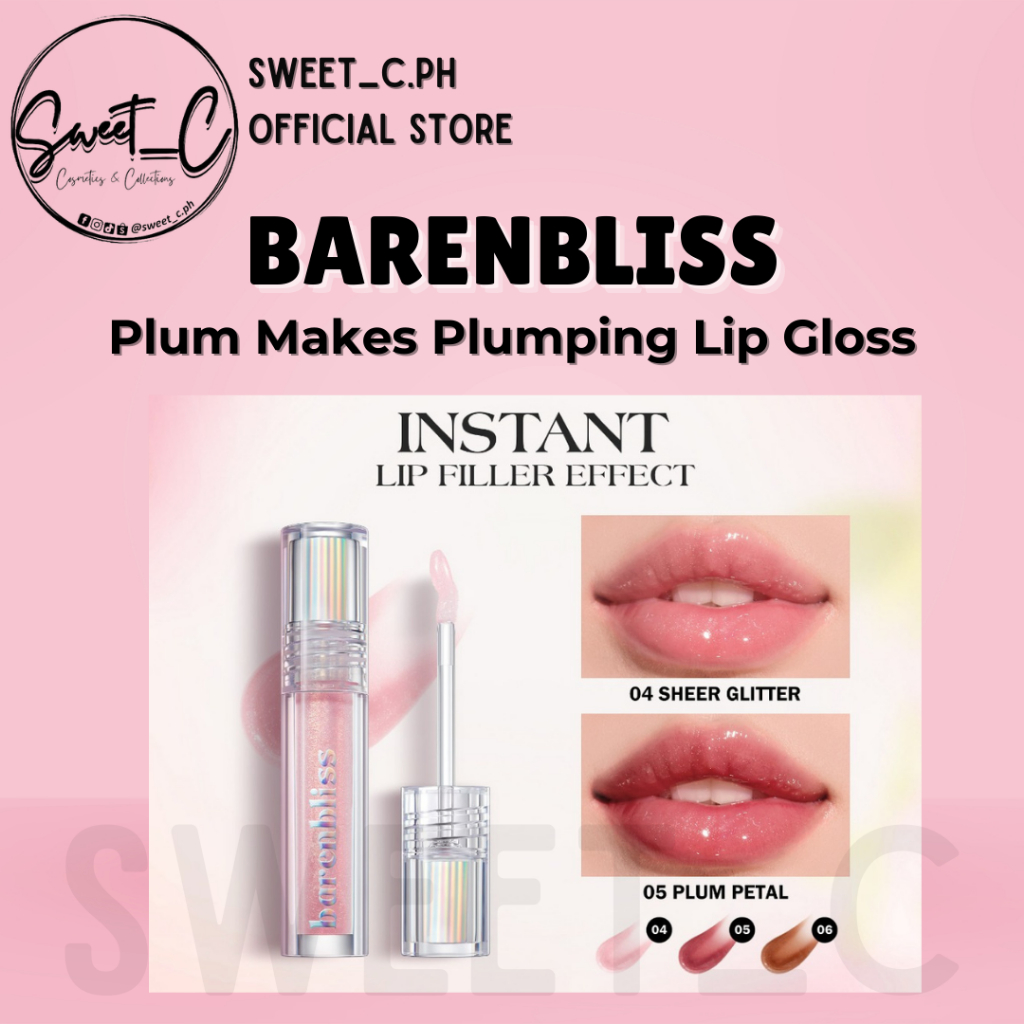 Barenbliss Plum Makes Plumping Lip Gloss | Shopee Philippines