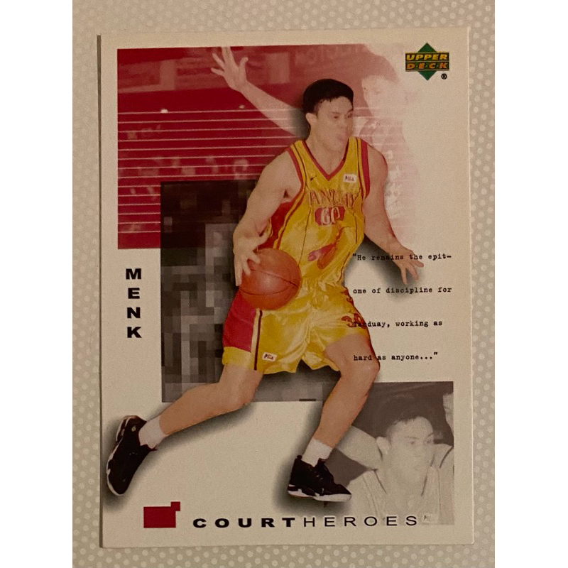 Eric Menk 2000 Upper Deck PBA Philippine Basketball Courtside Heroes ...