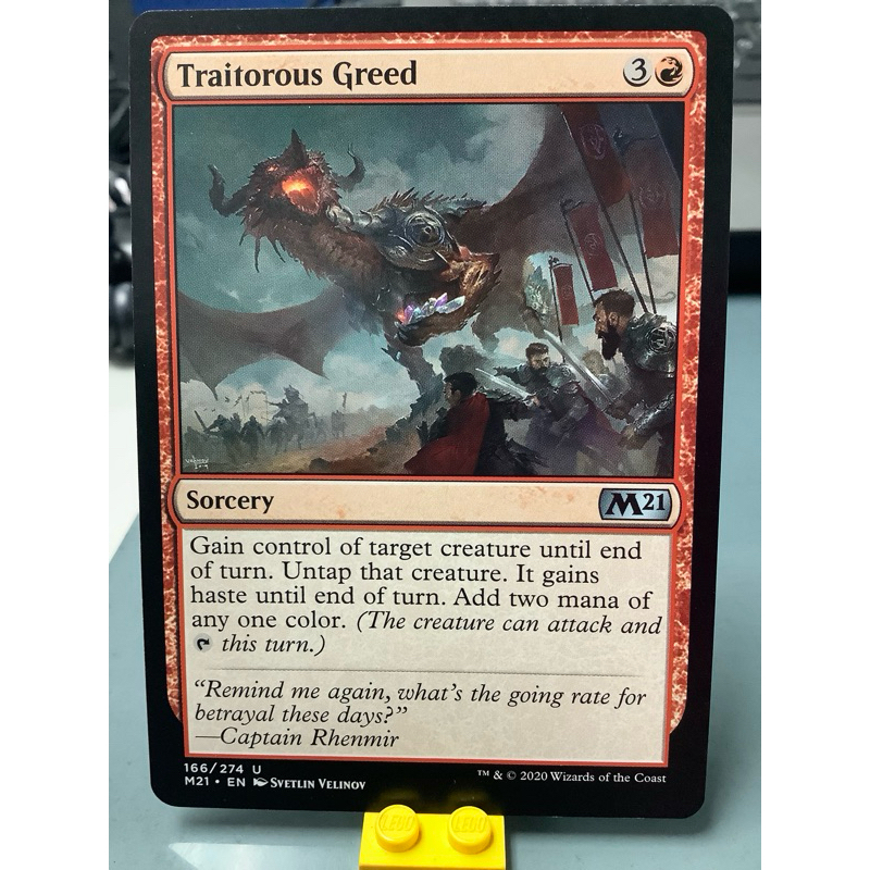 MAGIC: The Gathering - Traitorous Greed (Core Set 2021) | Shopee ...