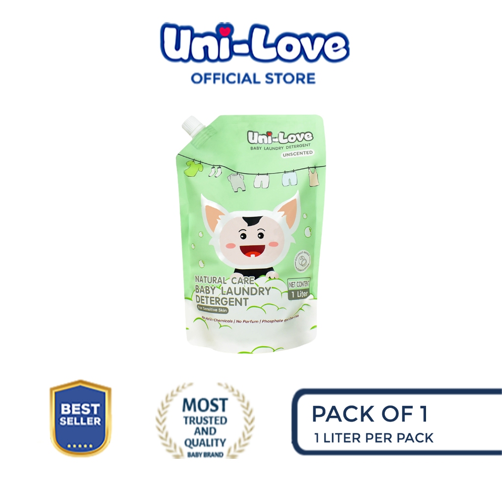 UniLove Baby Laundry Detergent 1L (Unscented) Pack of 1 | Shopee ...