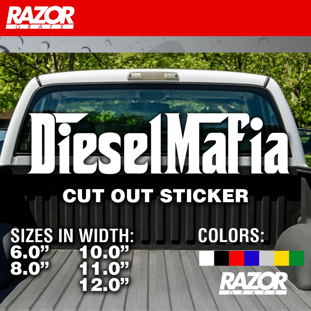DIESEL MAFIA Decal Vinyl Stickers for Cars - OFF ROAD - Turbo Racing ...