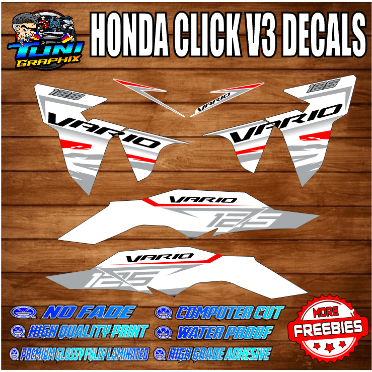 HONDA CLICK 125 V3/V4 NEW VARIO CAMO DECALS 2024 ( HIGH QUALITY PRINT ...