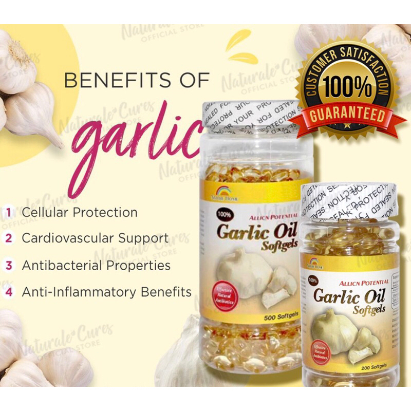 Organic Oil Garlic 1500mg USA Original (SET OF 6 BOTTLES) | Shopee ...