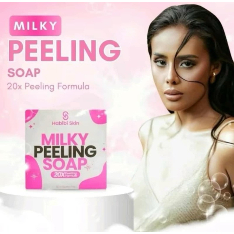HABIBI MILKY PEELING SOAP 20x Formula Crissa Liaging 1kilo 20Soaps ...