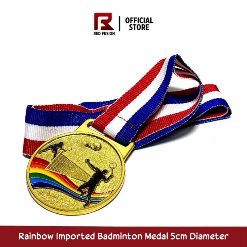 Rainbow Imported Badminton Medal 5cm Diameter | Shopee Philippines