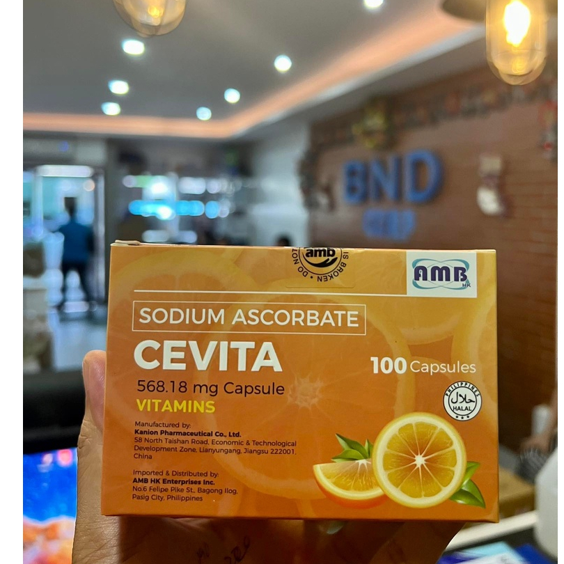 CEVITA Sodium Ascorbate 100 Capsules | Shopee Philippines
