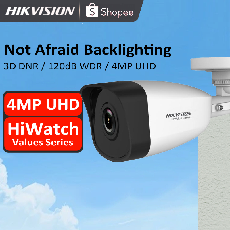 Hikvision 4MP HiWatch Series With EXIR Network Outdoor Fixed Bullet ...