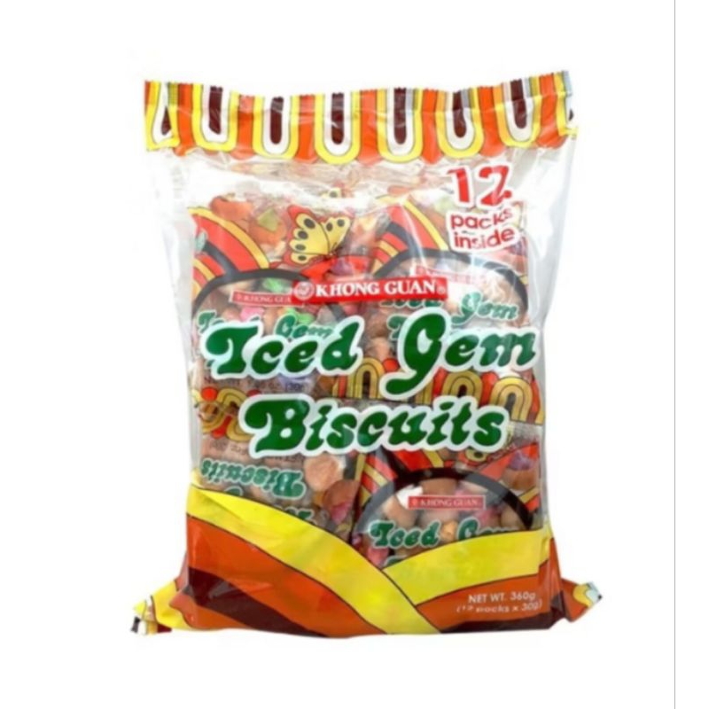 Iced Gem Biscuit 12X30g 360g | Shopee Philippines