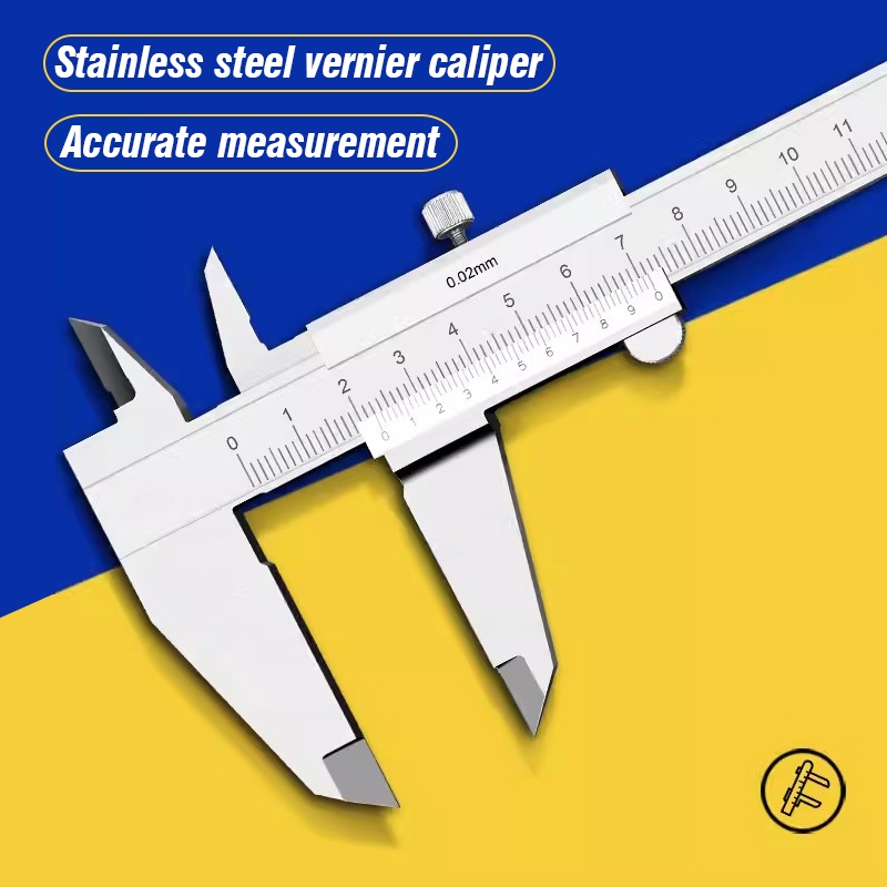 JLD Vernier Caliper, Stainless Steel Non Digital Calipers, 0-6Inch/0 ...