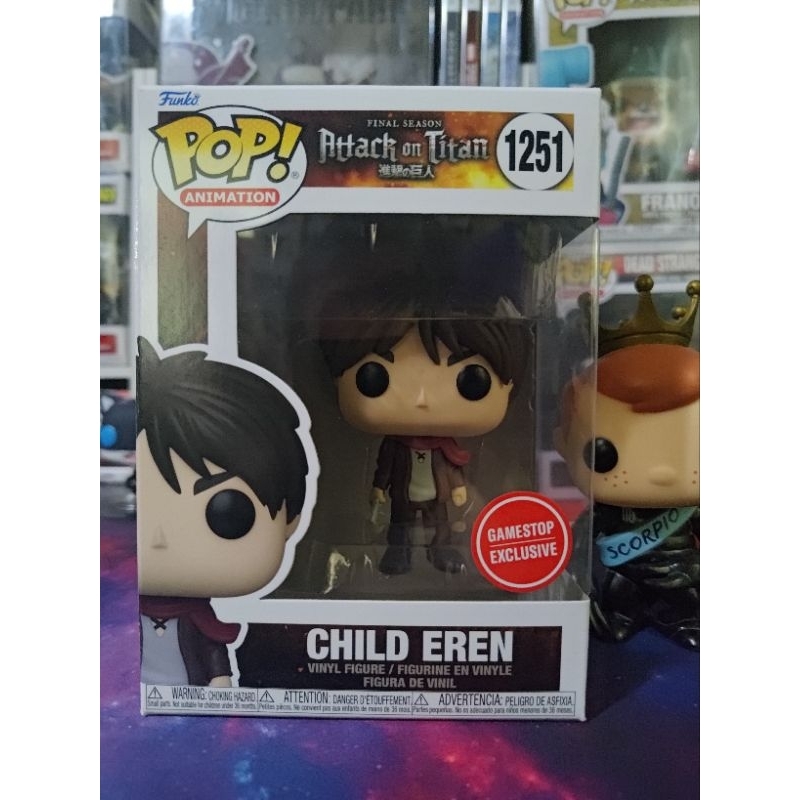 Funko Pop! Attack on Titan - Child Eren (GameStop Exclusive) | Shopee ...