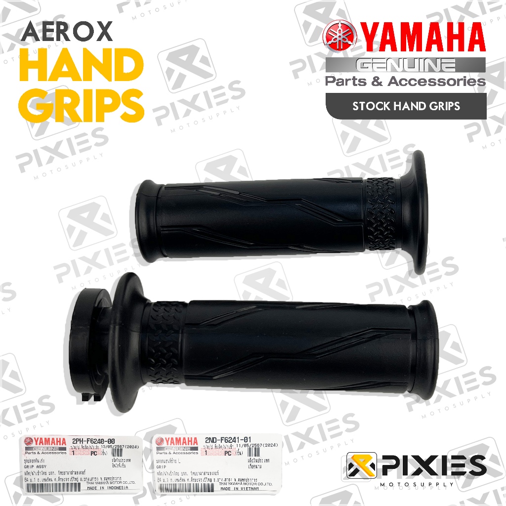 YAMAHA AEROX STOCK GENUINE HAND GRIP PAIR | Shopee Philippines