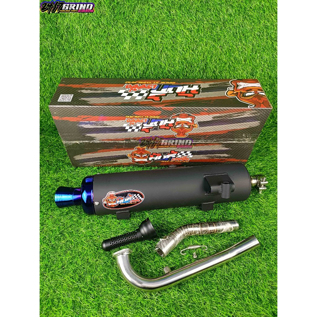 HUN RACING POWER PIPE TITANIUM TIP HONDA PCX 160 / ADV 160 RACING ...