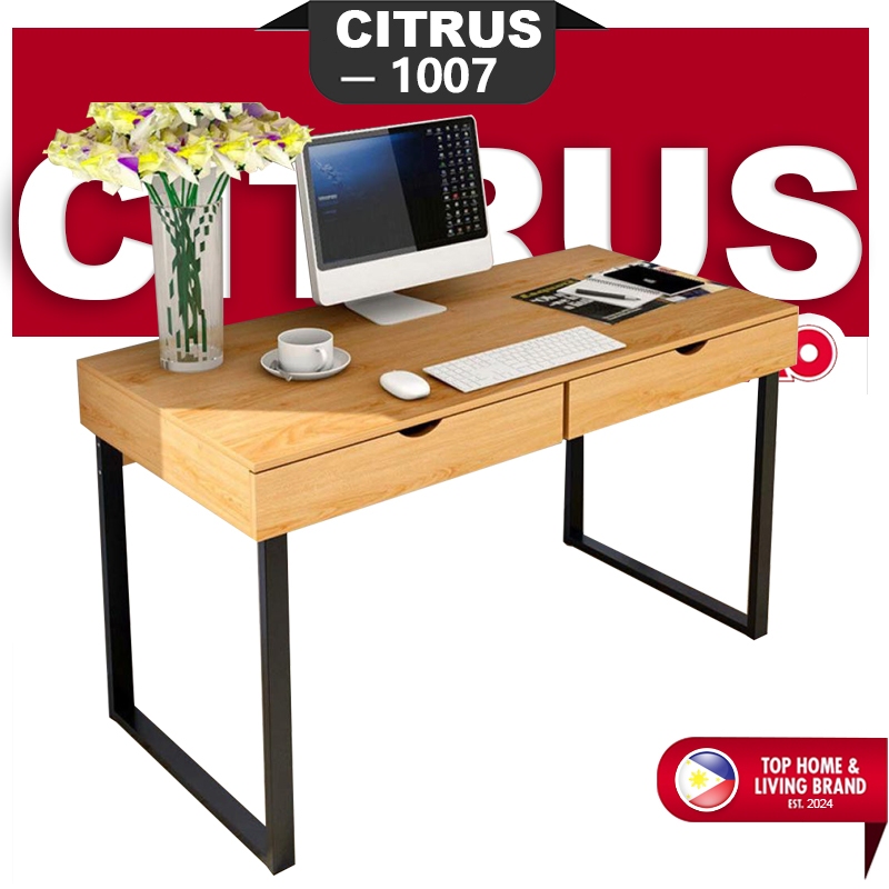 Computer Table /Computer desk Home Office Minimalist Desk with 2 ...