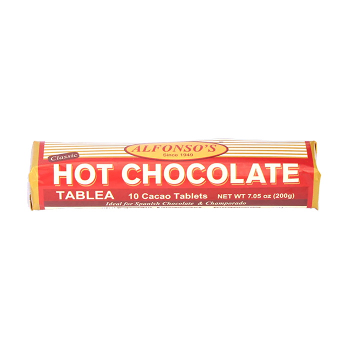Alfonso's Classic Hot Chocolate Cocoa Tablea 200g (NSPH) | Shopee ...