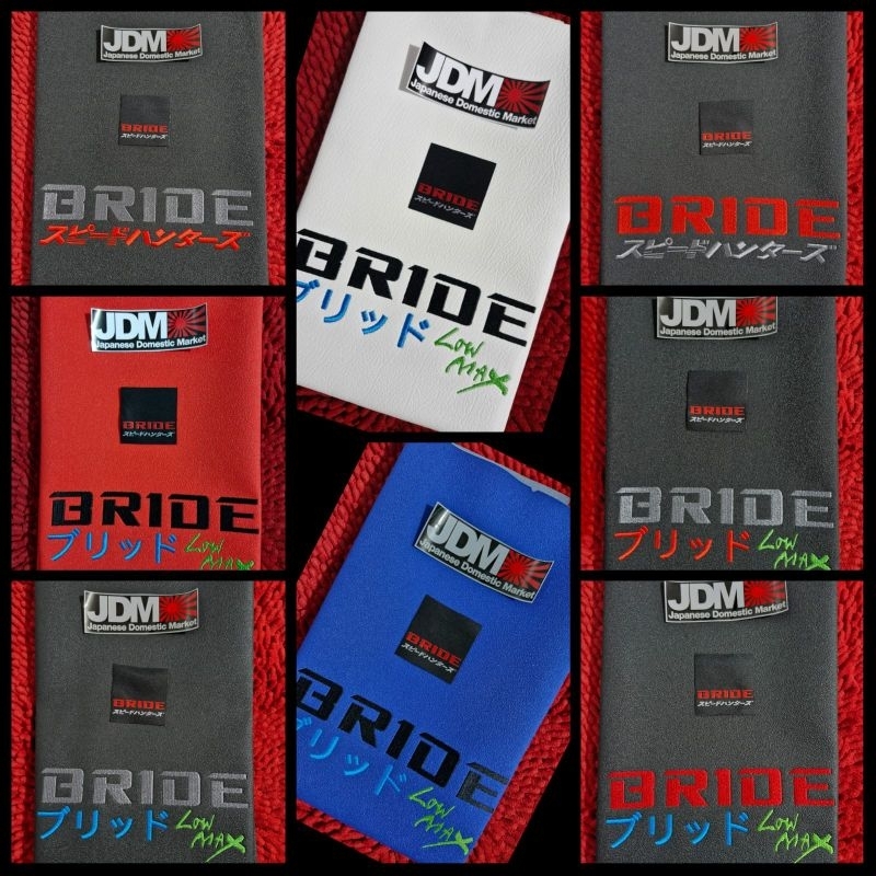 JDM-BRIDE LOW MAX AND SPEED HUNTER SEAT COVER made of SAND TEXTURE ...