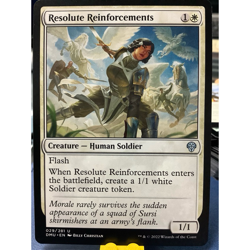 MAGIC: The Gathering - Resolute Reinforcements (Dominaria United ...