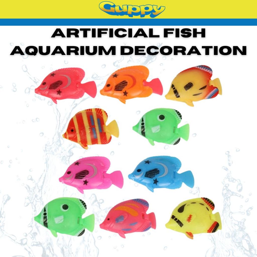 Aquarium Swing Tail Tropical Fish Decoration Artificial Plastic Fish ...