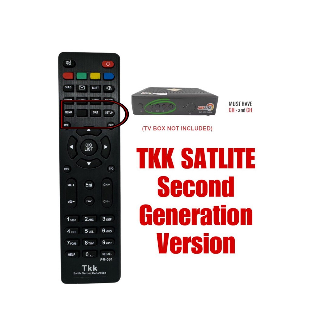 wiwi Original Satlite Second Generation/Version 2 Remote | Shopee ...