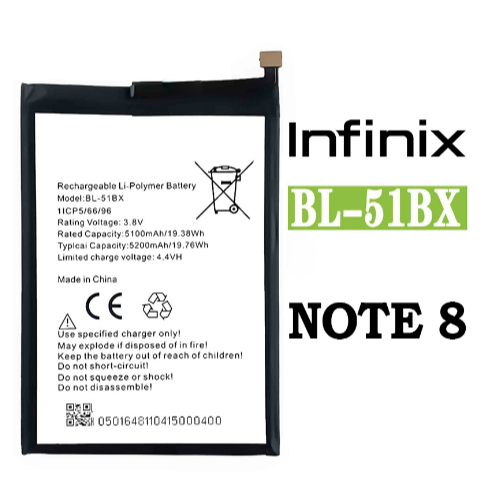 Infinix Hot 10 Note 8 Note 8i X692 X683 X682 X682C X682B Battery BL ...