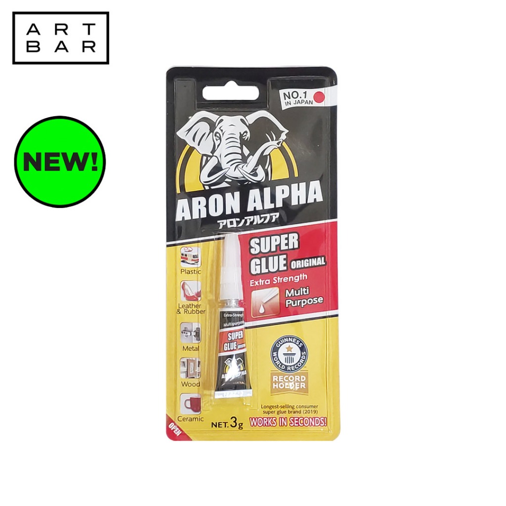 Aron Alpha Tube Instant 3g Super Glue Original Extra Strength - Art Bar | Shopee Philippines