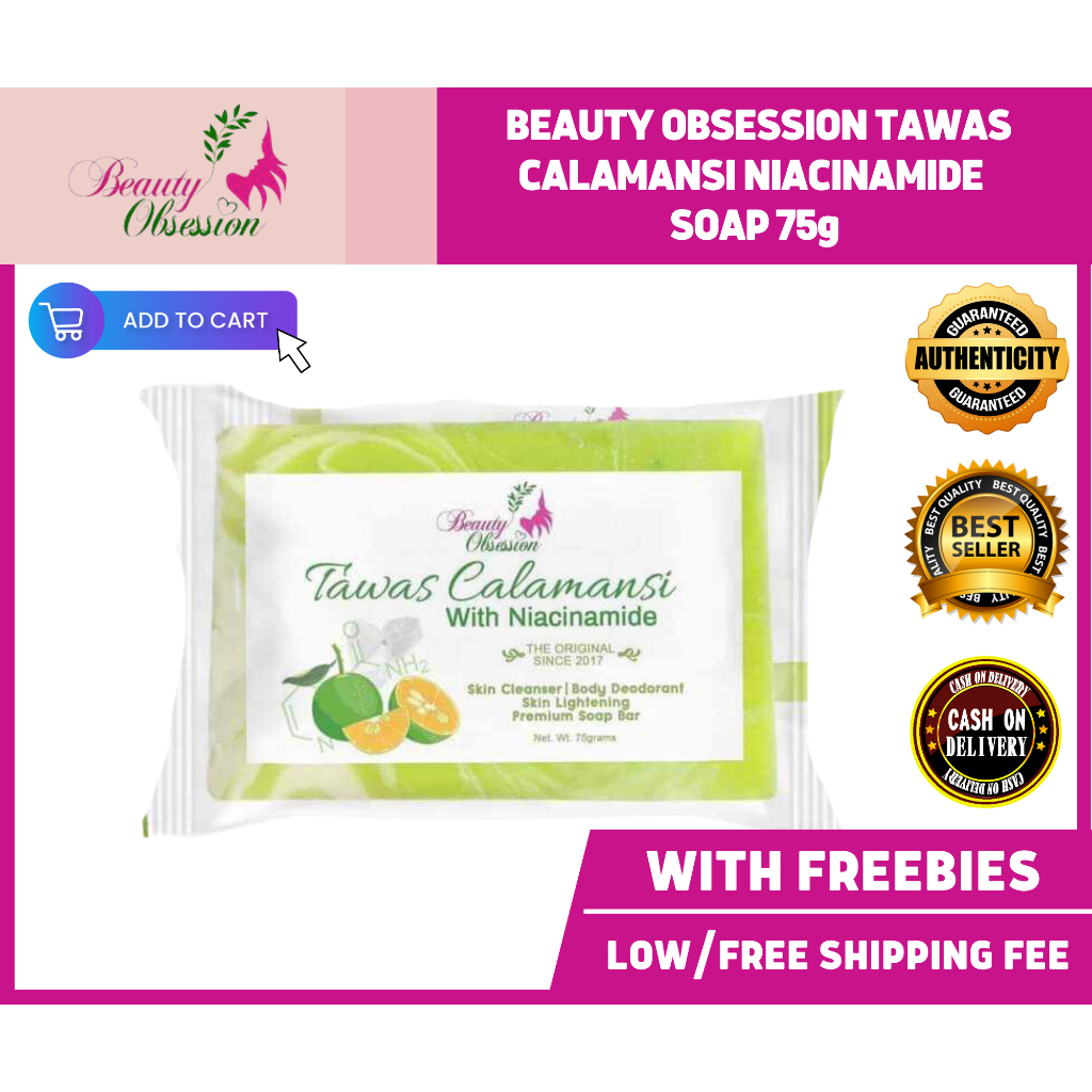 BEAUTY OBSESSION TAWAS CALAMANSI NIACINAMIDE SOAP 75g | Shopee Philippines