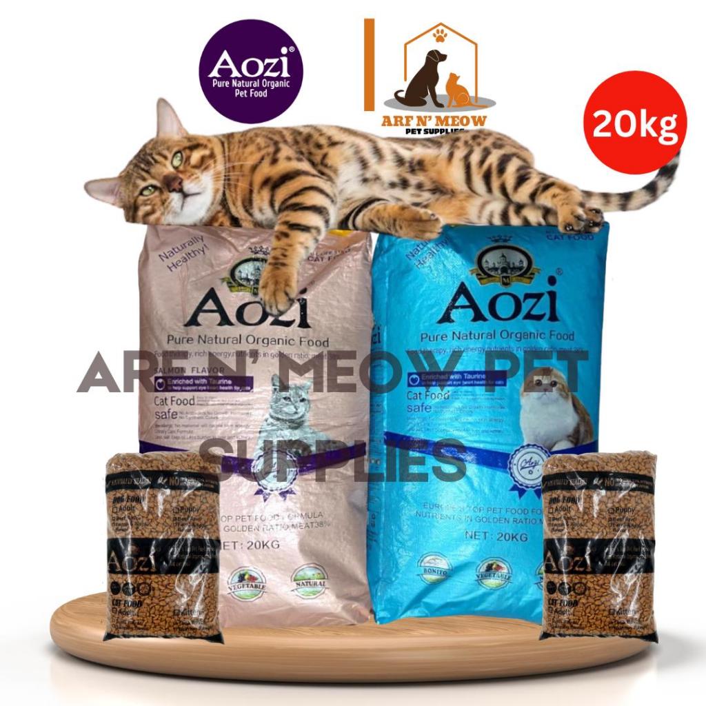20kg Aozi Cat Natural Organic Cat Cats Dry Pet Food All Stages Adult ...