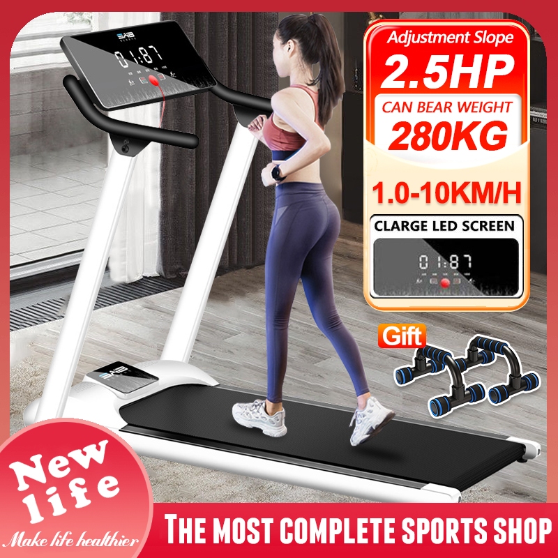 2.5HP Multi-function foldable treadmill, home electric treadmill,indoor ...
