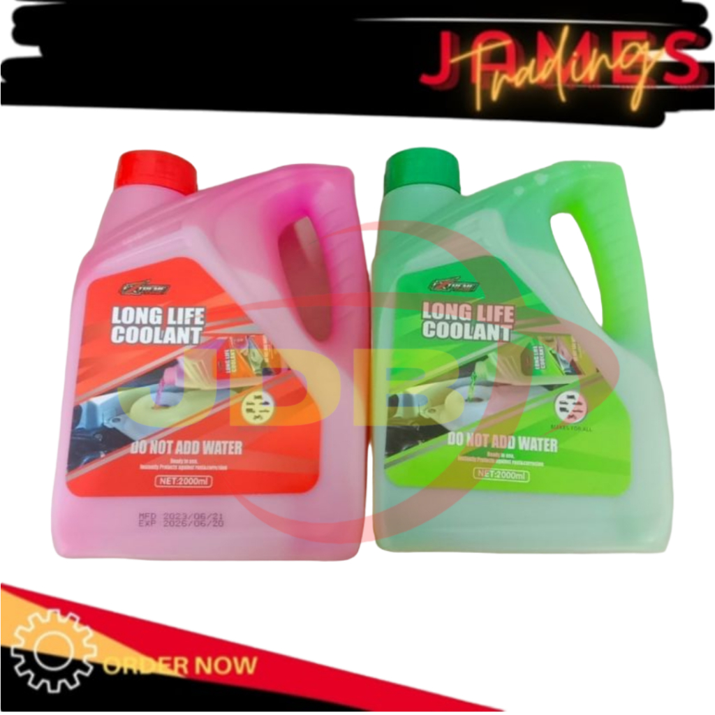 Extreme one long-life coolant 2000ml(green, pink, blue) | Shopee ...