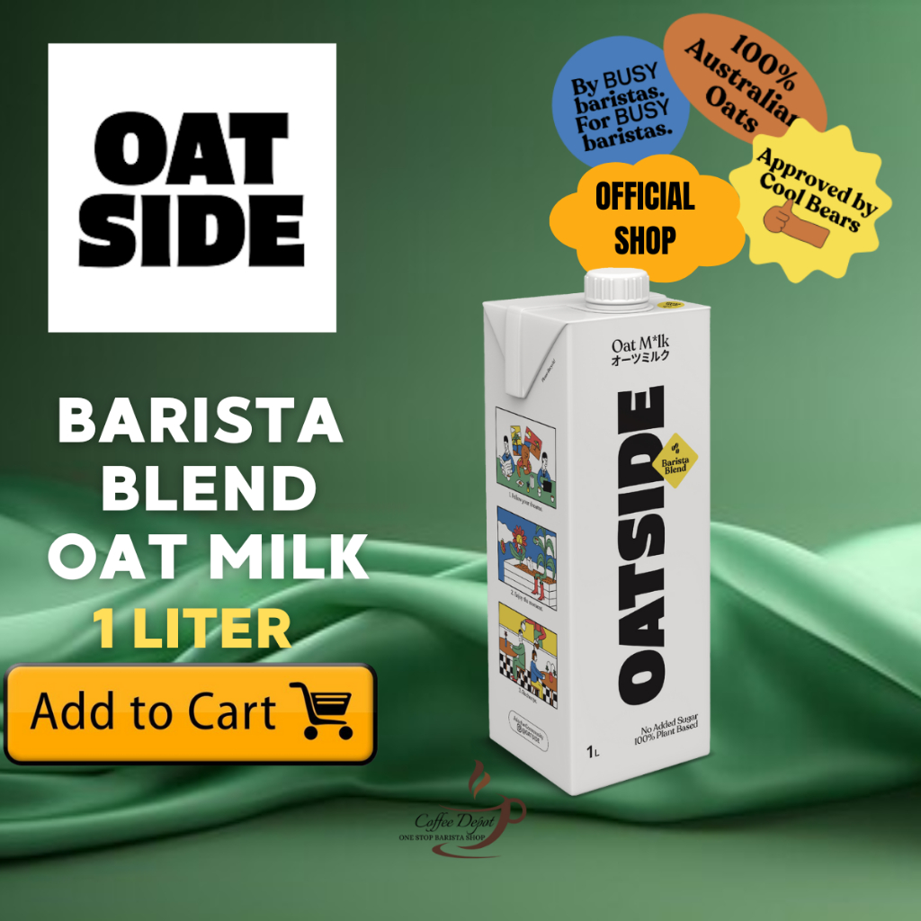 OATSIDE Oat Milk Barista Blend 1L Pack Size Options – Creamy Plant ...