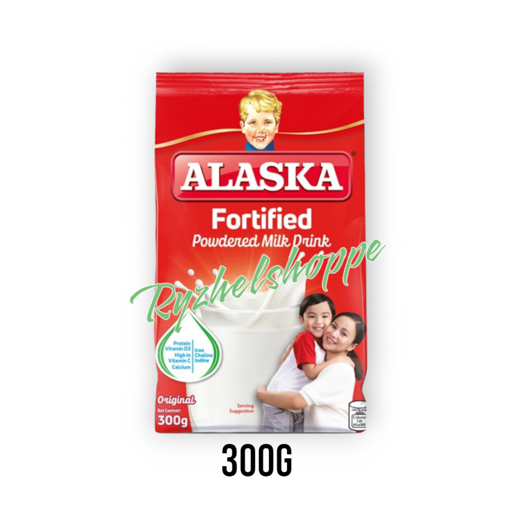 ROS GROCERS ALASKA POWDERED MILK PLAIN 300G | Shopee Philippines