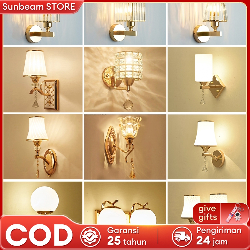 Crystal Wall Lamps Modern Luxury LED Lights Minimalist Nordic Style ...