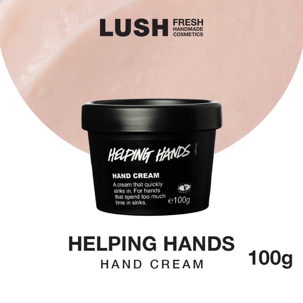 LUSH Helping Hands Hand Cream 100g (Soothing) (Moisturizing) | Shopee ...