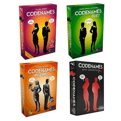 Codenames Duet card board fun family party game code name | Shopee ...