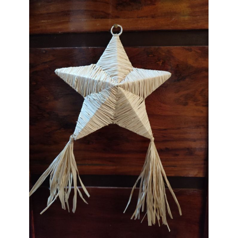 RAFFIA STAR PAROL/ STAR PAROL LANTERN 10"X10" | Shopee Philippines