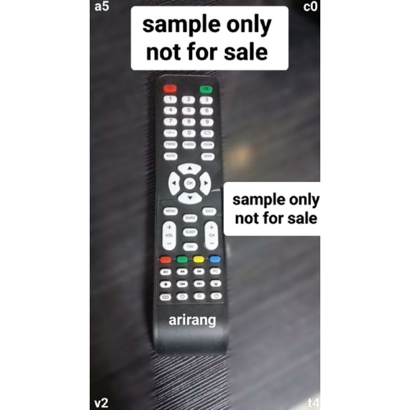 ARIRANG smart tv remote (universal)100% na gagana sa tv mo | Shopee ...